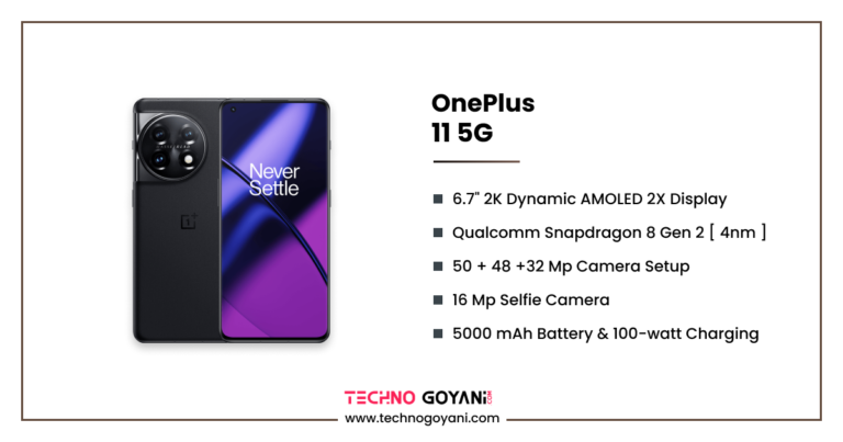 Oneplus 11: Detailed Specification, Price And Features