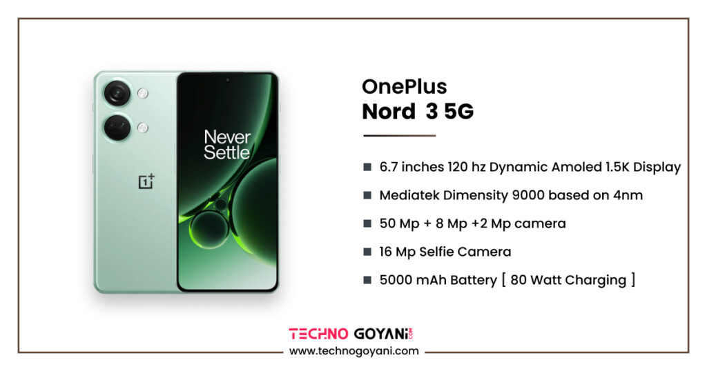 OnePlus Nord 3 Price In India Full Specs Release Date Techno Goyani OnePlus Nord 3 Price In India Full Specs Release Date Techno Goyani