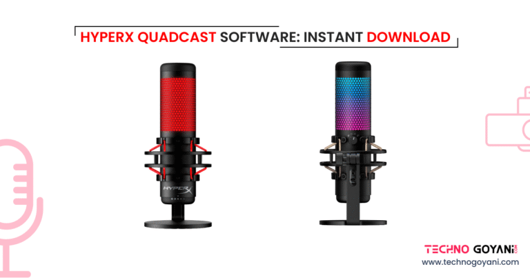 HyperX QuadCast Software: Instant Download - Techno Goyani